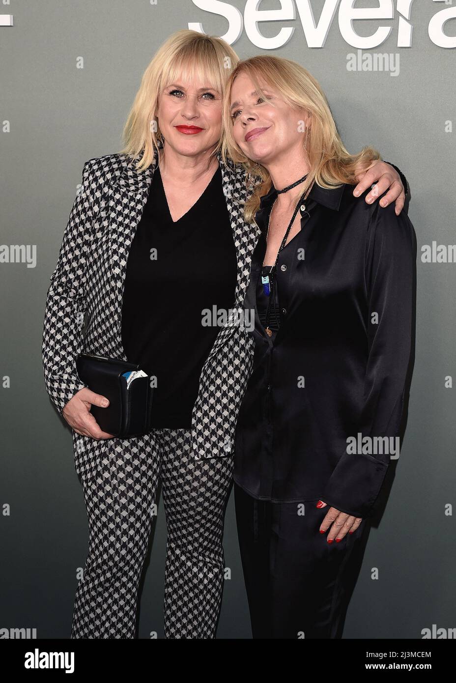 Patricia Arquette and Rosanna Arquette walking on the red carpet at ...