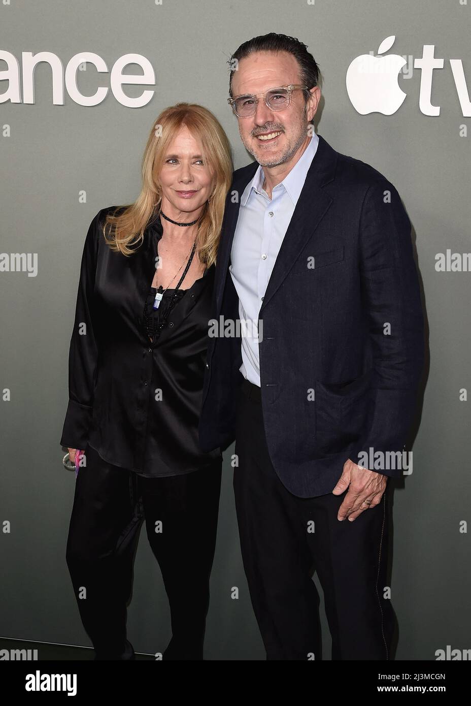 Patricia Arquette and David Arquette walking on the red carpet at Apple ...