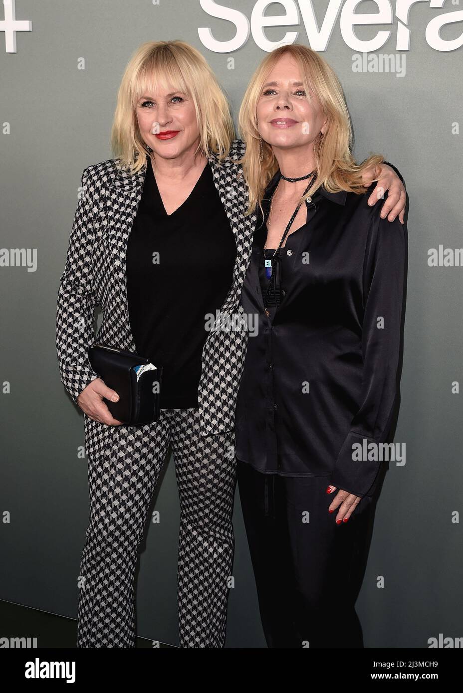 Patricia Arquette and Rosanna Arquette walking on the red carpet at ...