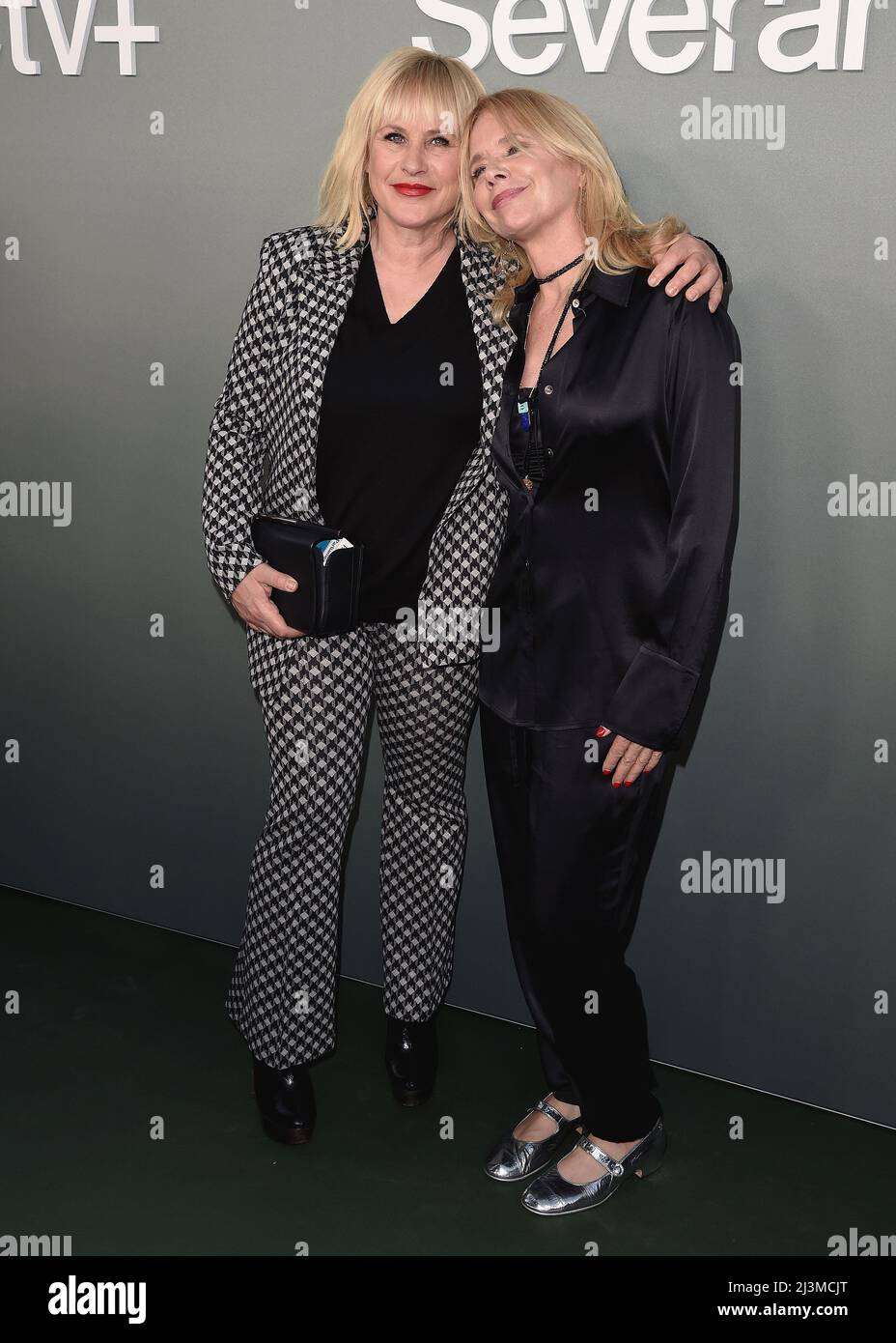Patricia Arquette and Rosanna Arquette walking on the red carpet at ...