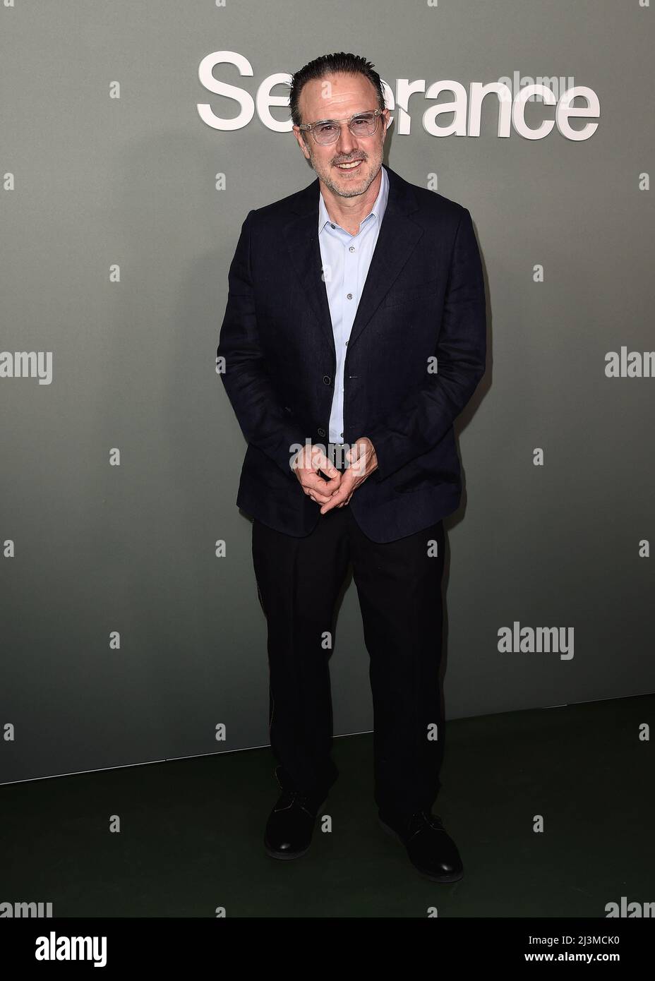 David Arquette walking on the red carpet at Apple Original Series ...
