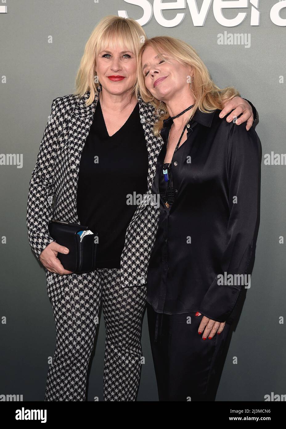 Patricia Arquette and Rosanna Arquette walking on the red carpet at ...