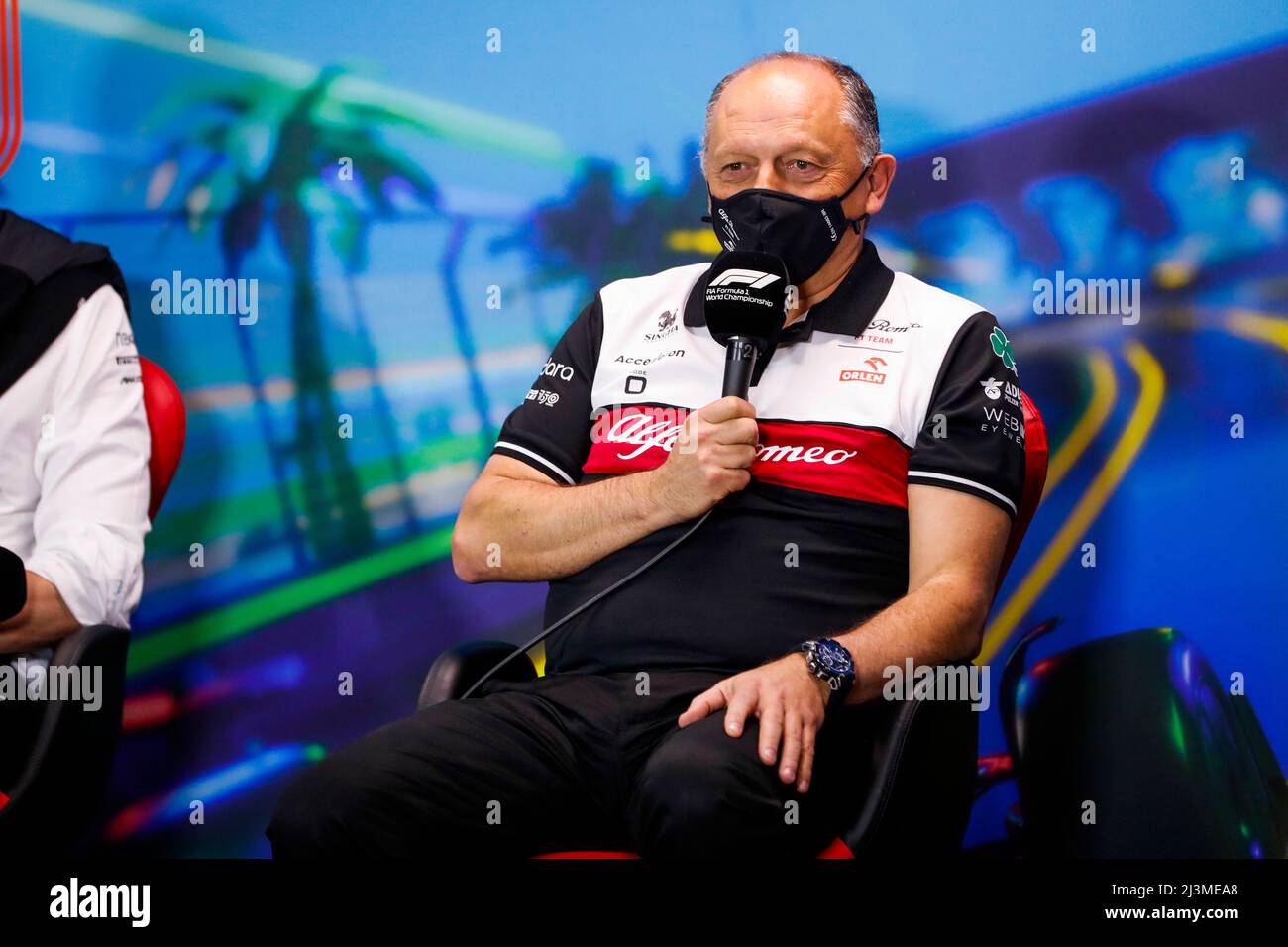 Melbourne, Australia. 9th Apr, 2022. Frederic Vasseur (FRA, Alfa Romeo ...