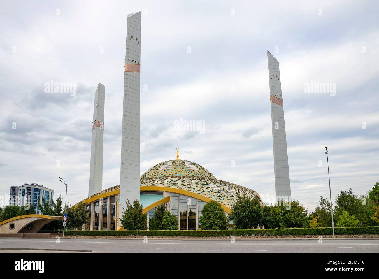 ARGUN, RUSSIA - SEPTEMBER 28, 2021: Mother's Heart Mosque, September ...