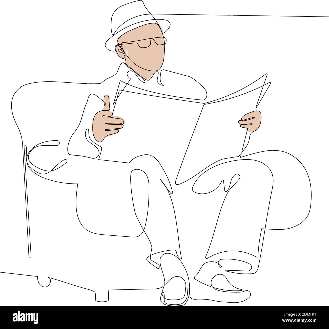 Mature rest Stock Vector Images - Alamy