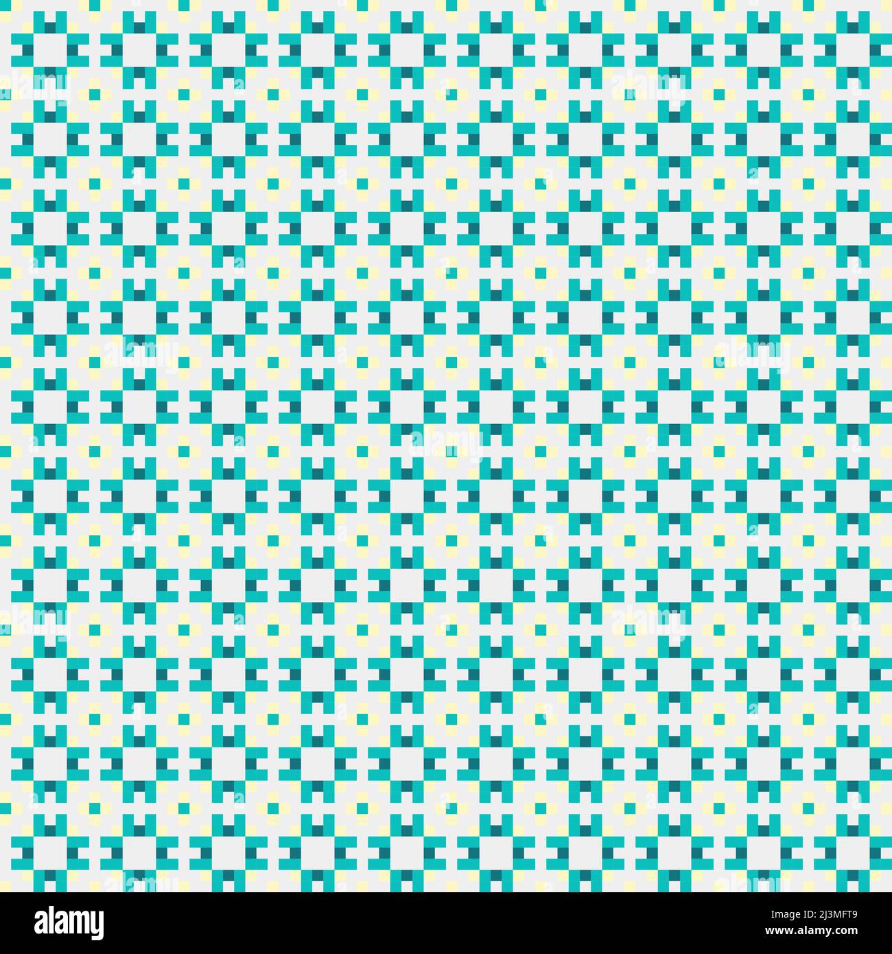 Abstract Cross Pattern Dotted Generative Computational Art Illustration