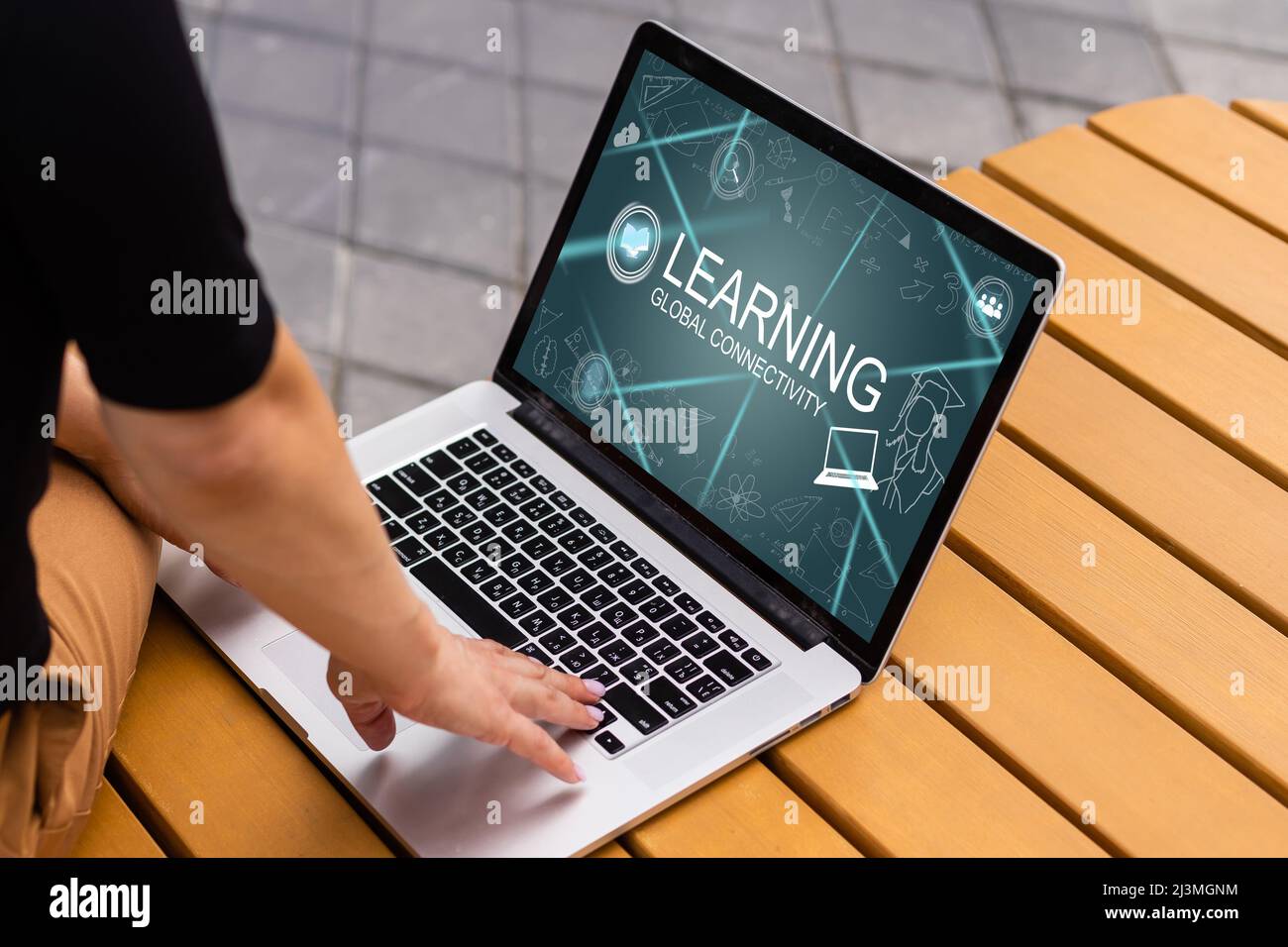online course, e-learning. Online education Stock Photo - Alamy