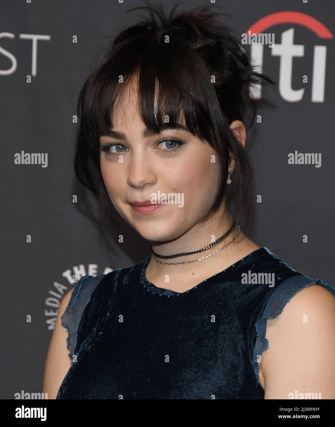 Mary Mouser at PaleyFest LA - COBRA KAI held at the Dolby Theatre in ...