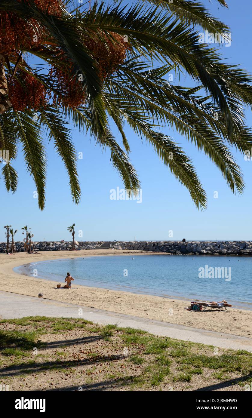 Mourillon beach hi-res stock photography and images - Alamy
