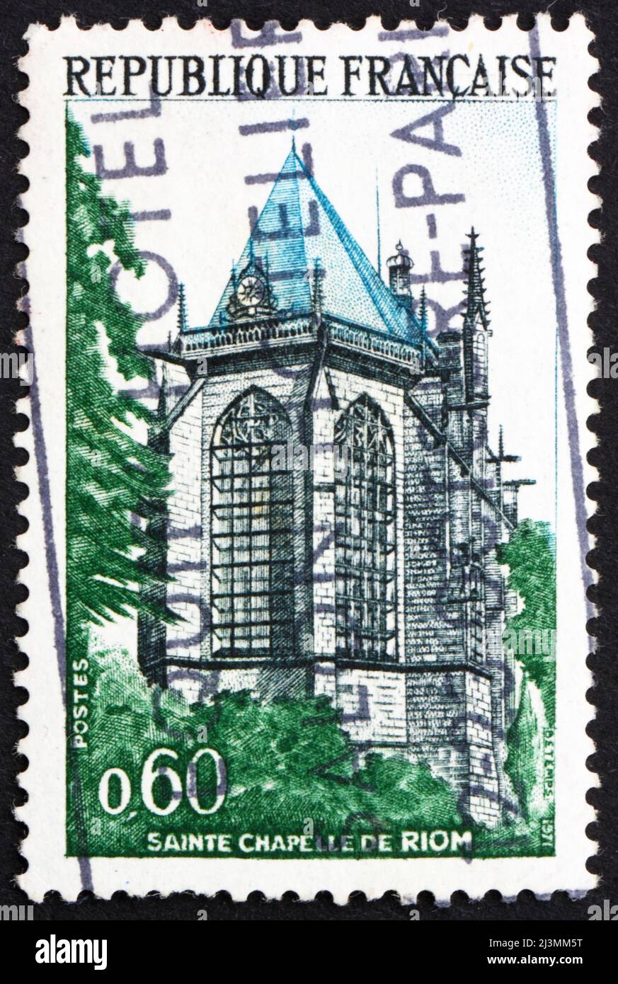 Sainte chapelle riom, france hi-res stock photography and images - Alamy