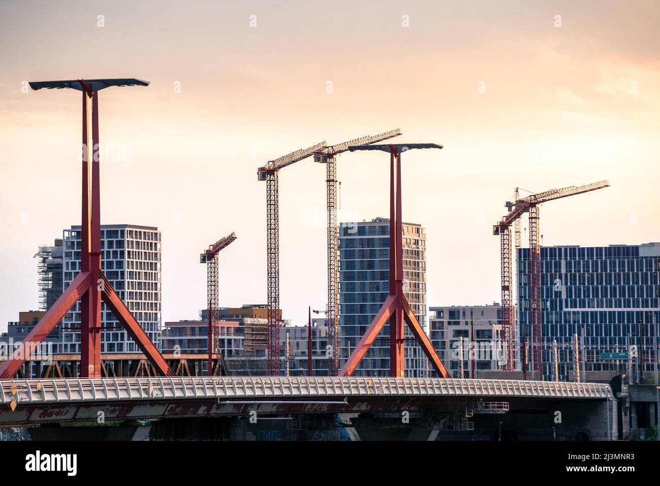 Modern city development. Construction site Stock Photo - Alamy