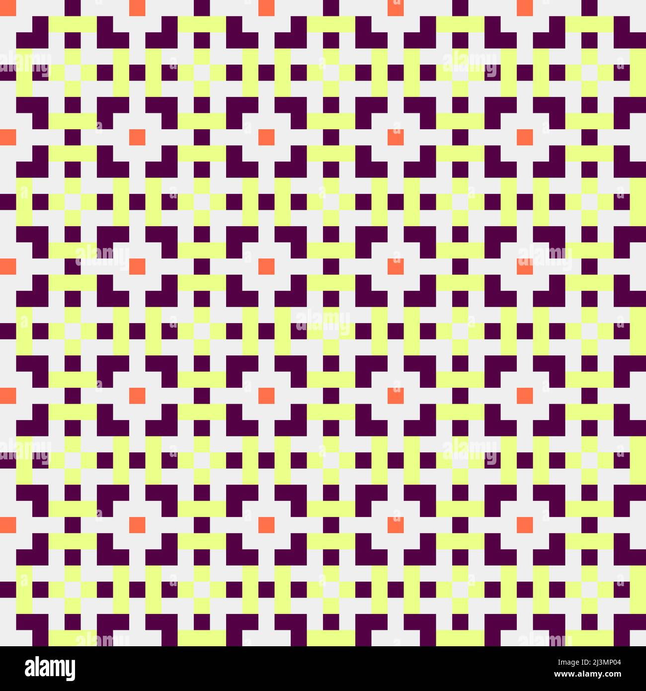 Abstract Cross-Pattern Dotted generative computational art illustration ...