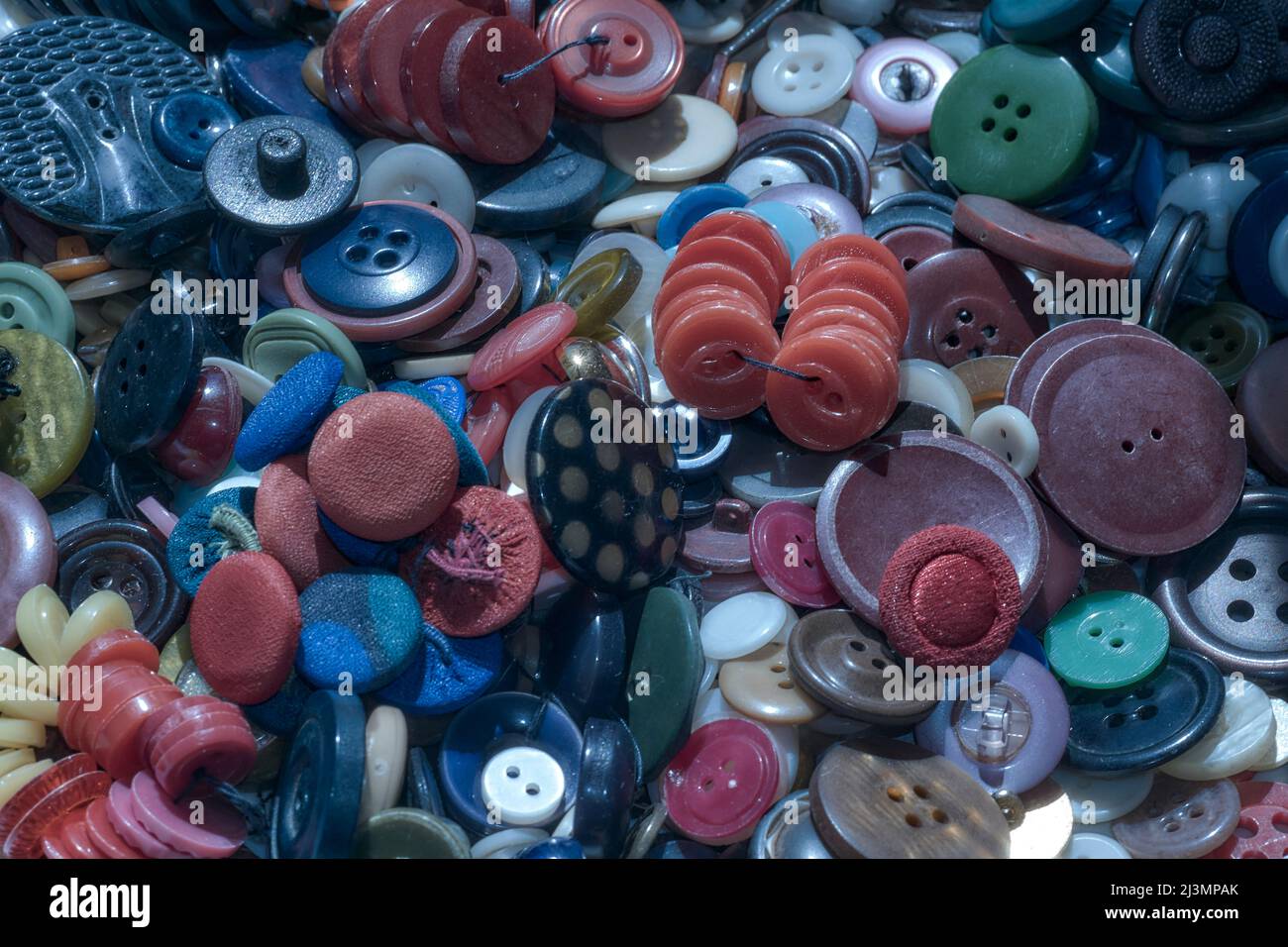 matte colorful frame tailor many multicolor buttons background Stock ...