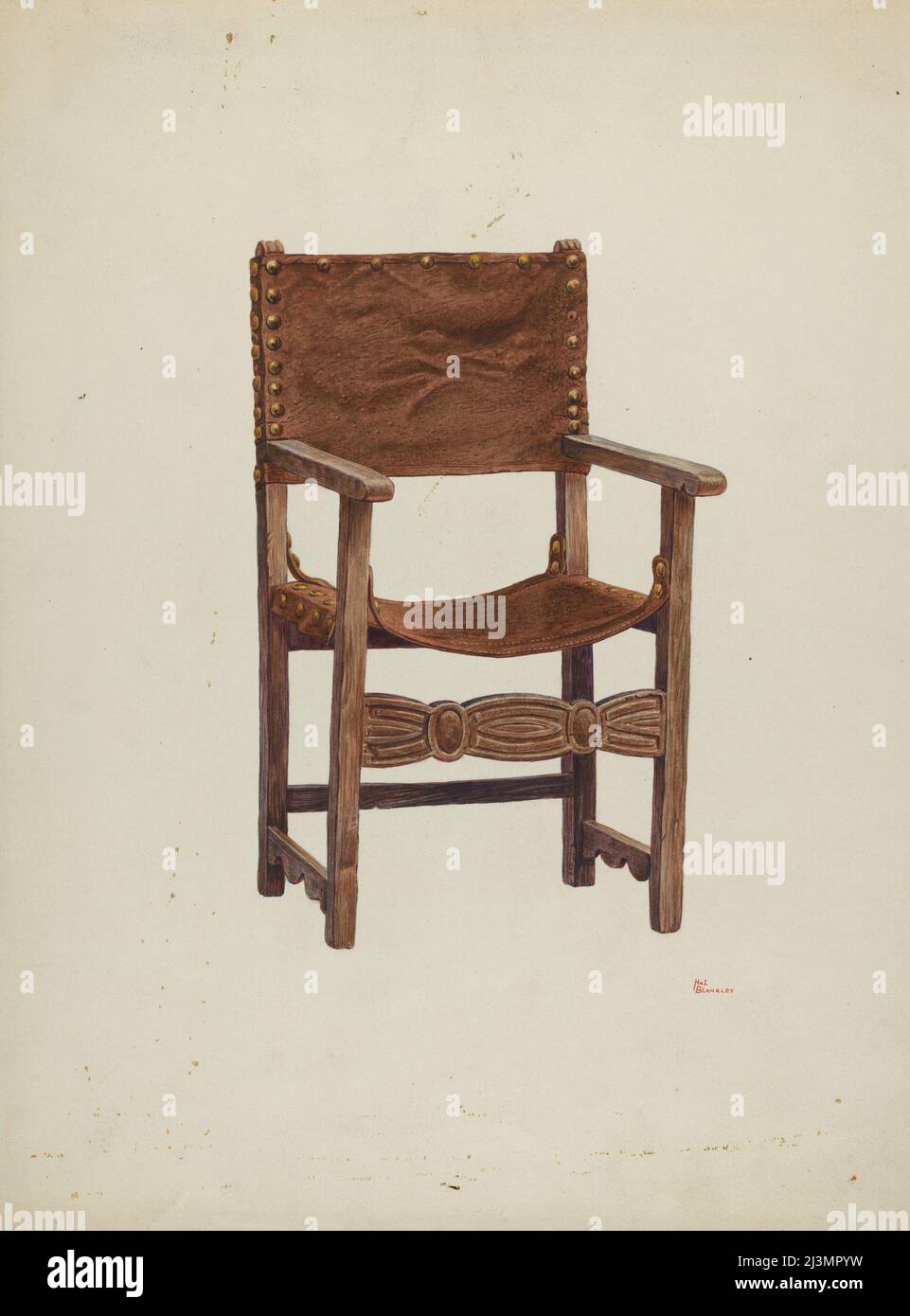 Arm Chair, 1941 Stock Photo - Alamy