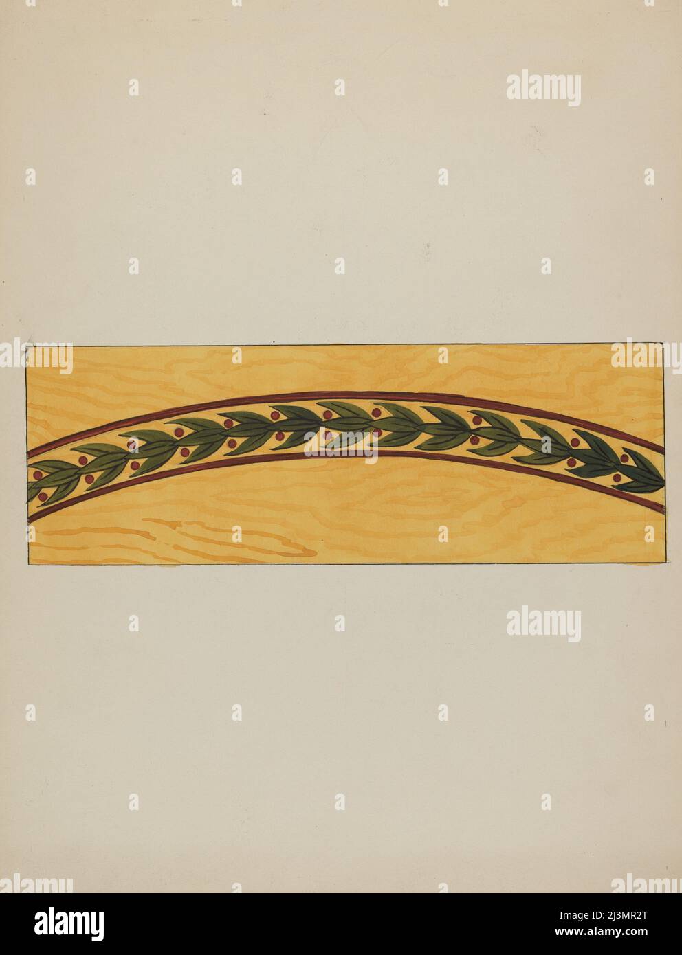 Decorative Panel from Rail Car Interior, c. 1936 Stock Photo - Alamy