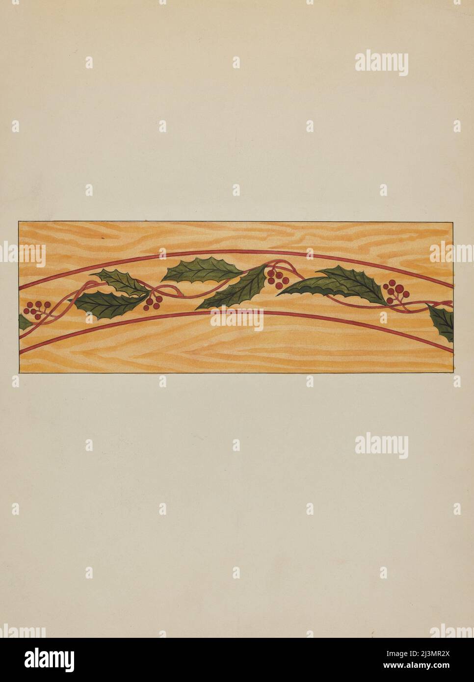 Decorative Panel from Rail Car Interior, c. 1936 Stock Photo - Alamy