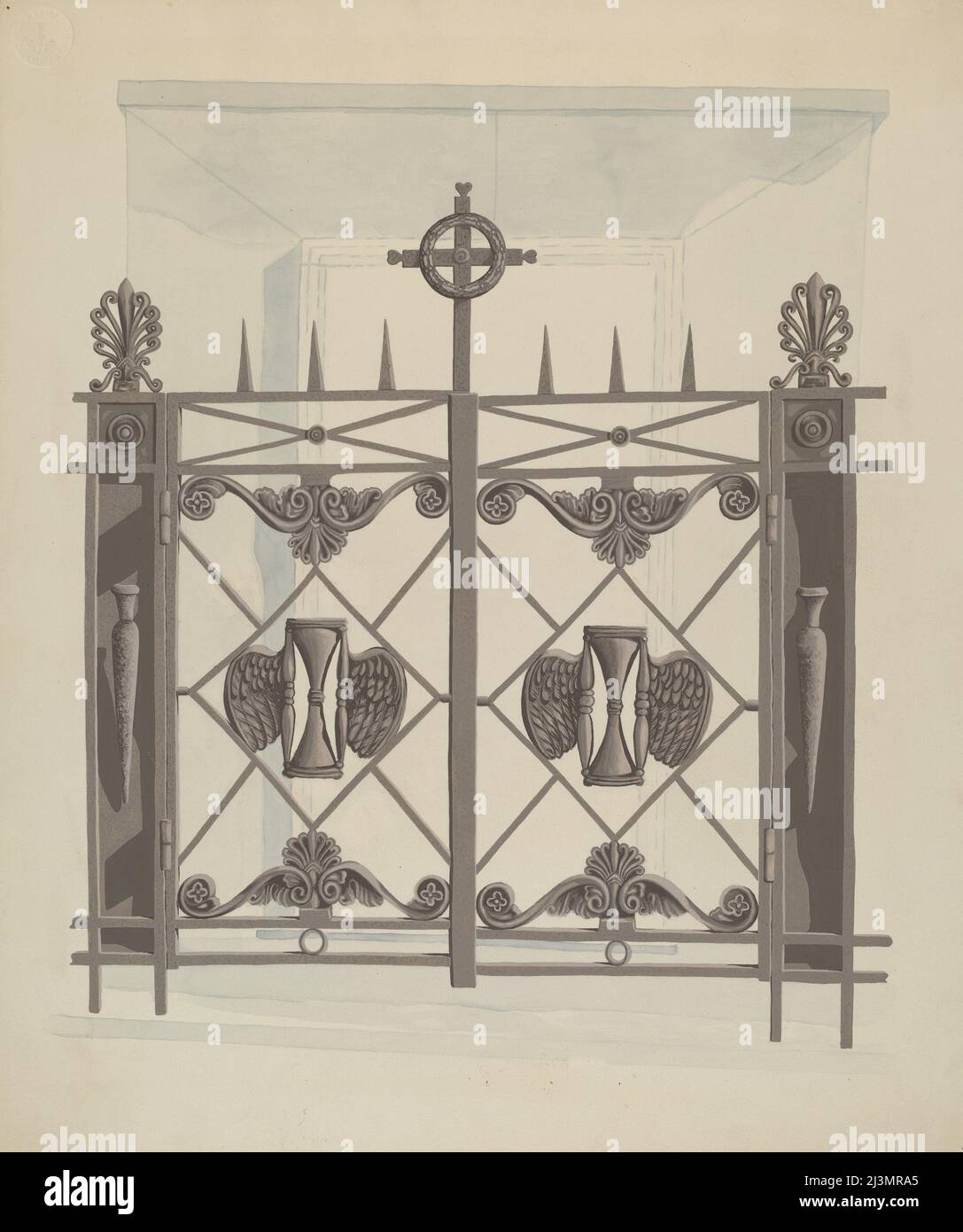 Metal gate 1930s hi-res stock photography and images - Alamy