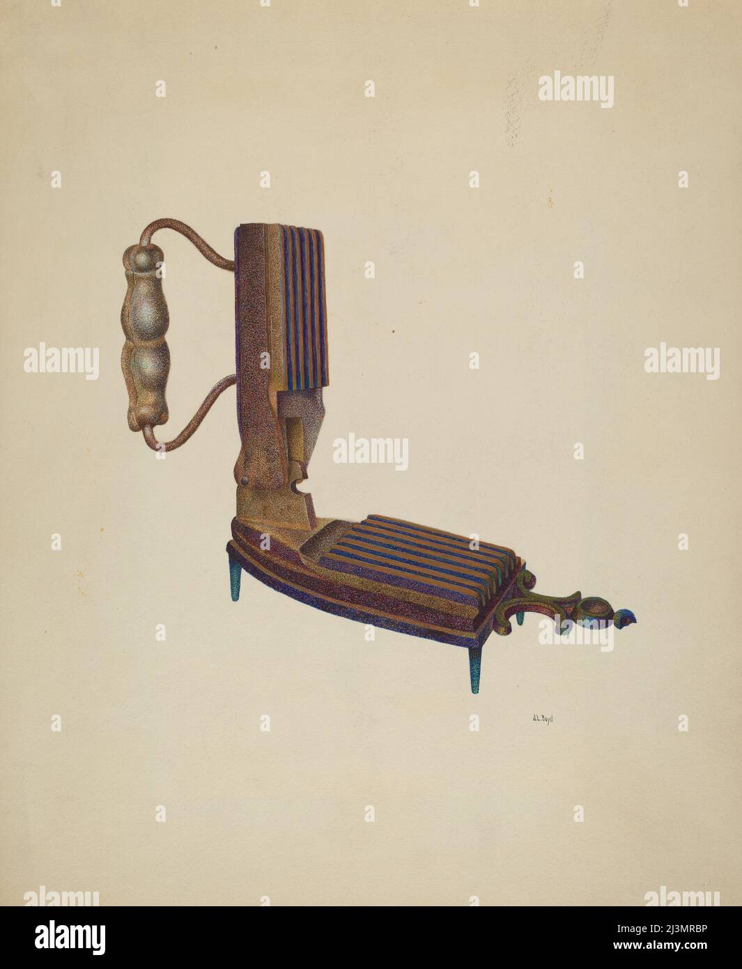 Fluting iron hi-res stock photography and images - Alamy