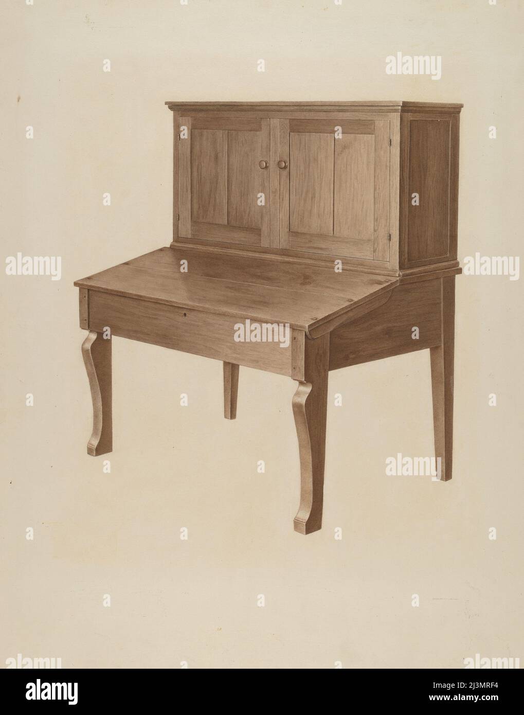 Writing Desk, c. 1940 Stock Photo - Alamy