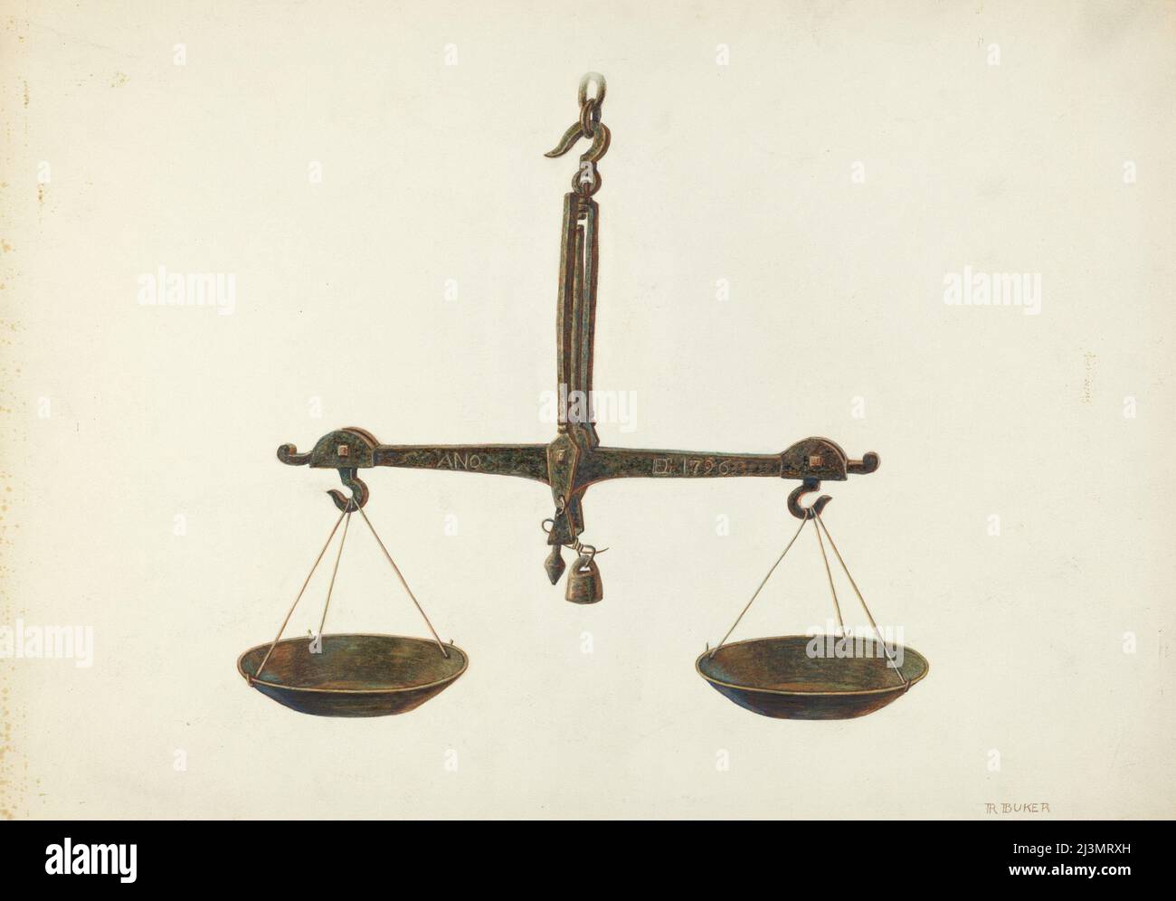 Balance Scales, c. 1939 Stock Photo - Alamy
