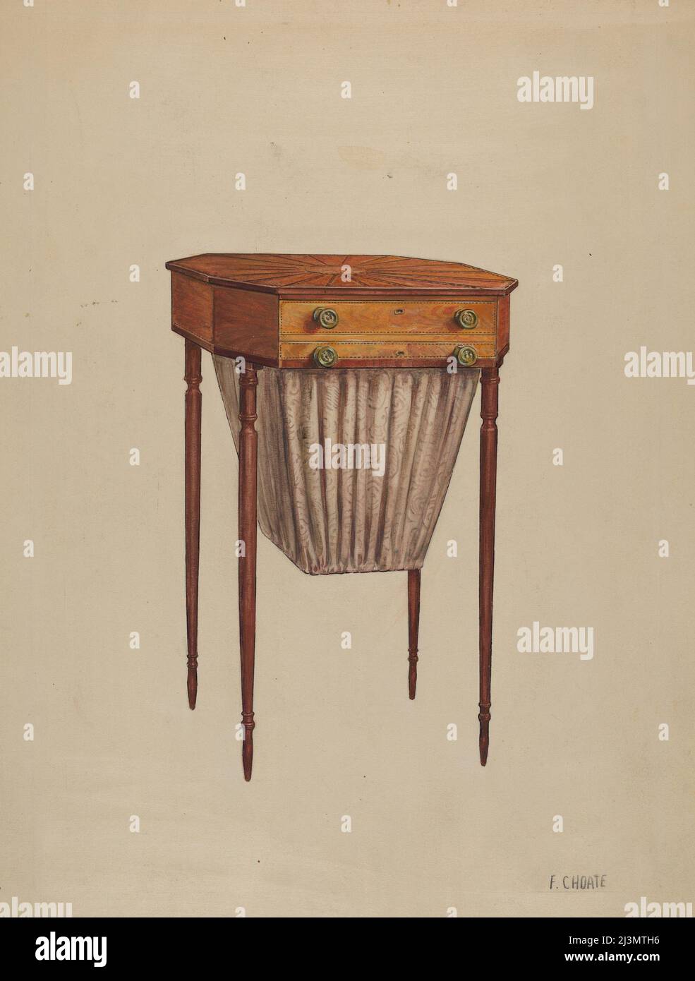 Sewing Table, 1936 Stock Photo - Alamy