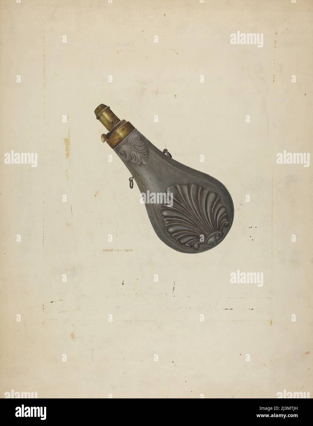 Powder Flask, c. 1940 Stock Photo - Alamy