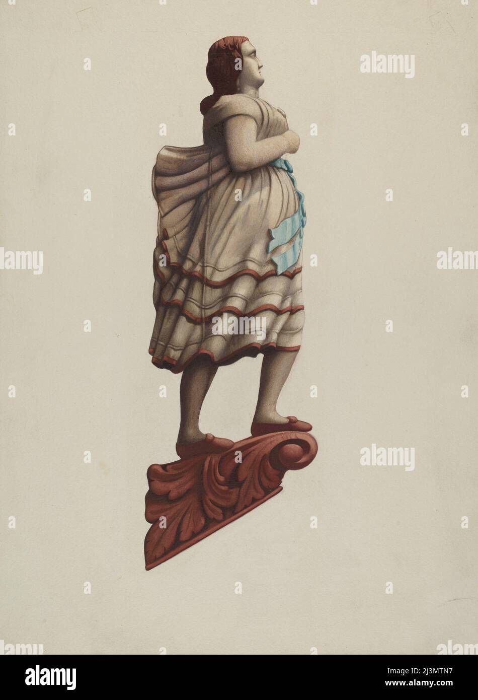 Carved wood figurehead of woman hi-res stock photography and images - Alamy