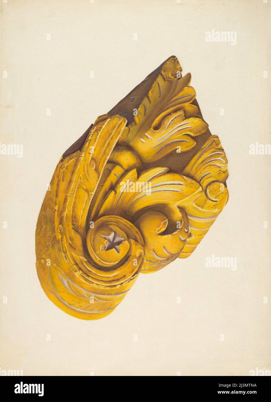 Ship's Billethead from Richard S. Leaming, c. 1939 Stock Photo - Alamy