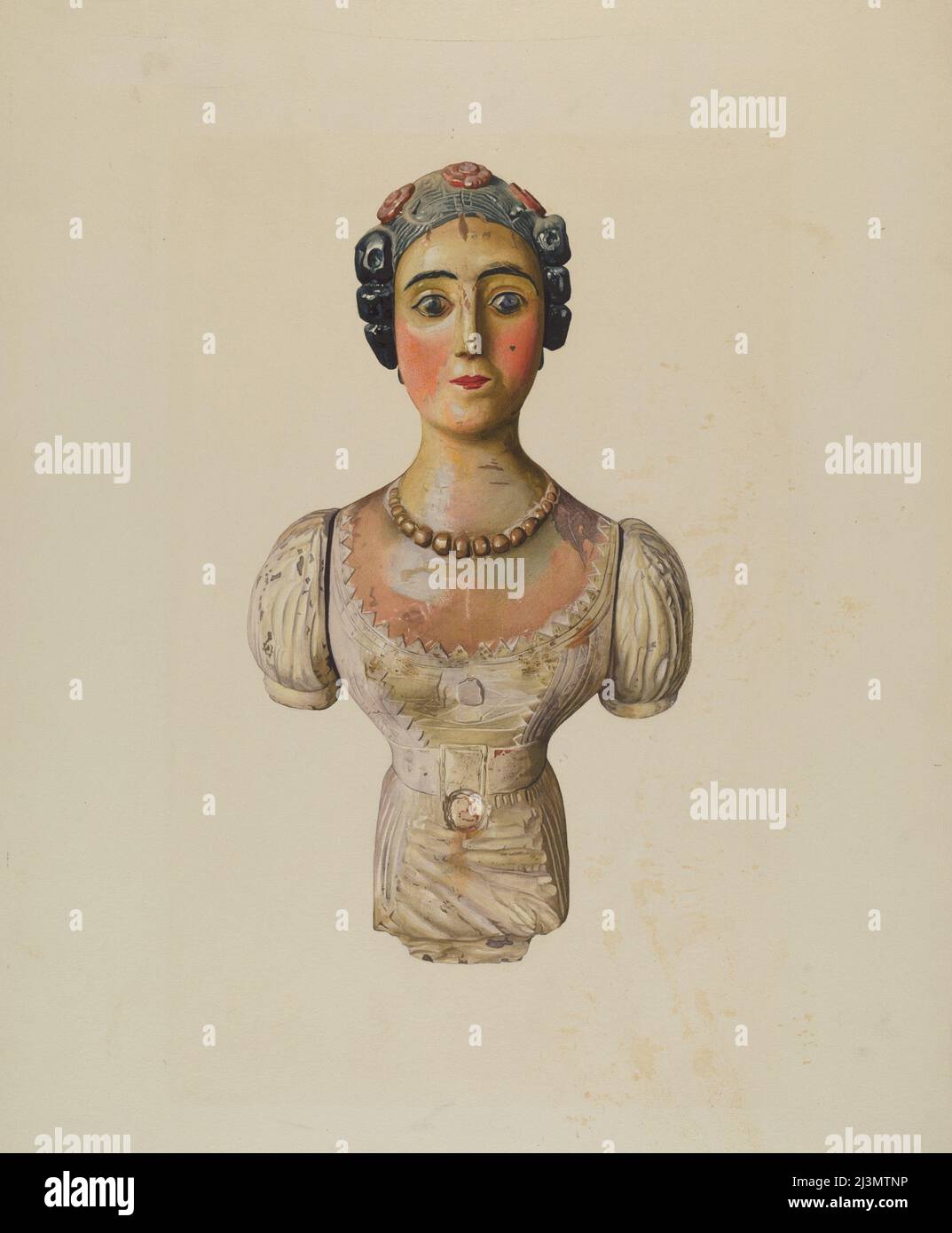 Carved wood figurehead of woman hi-res stock photography and images - Alamy