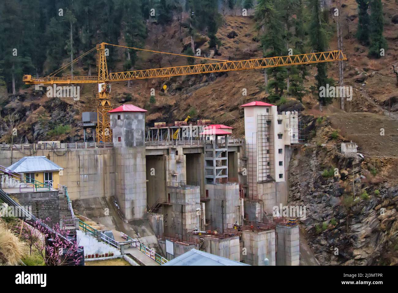 Indian hydropower, Construction of giant hydroelectric dam on Parvati ...