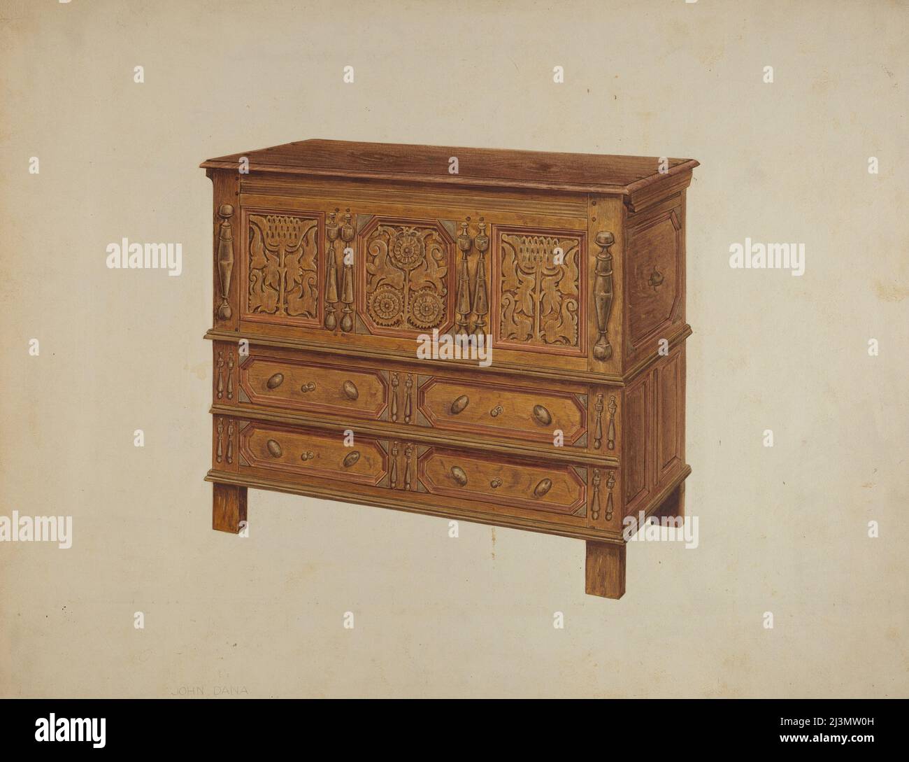 Chest, c. 1938 Stock Photo - Alamy