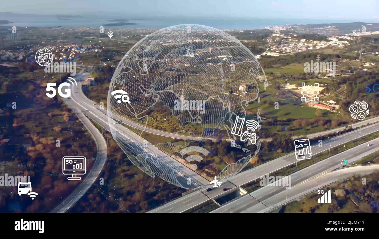 Transportation and technology concept. Intelligent Transport Systems ...