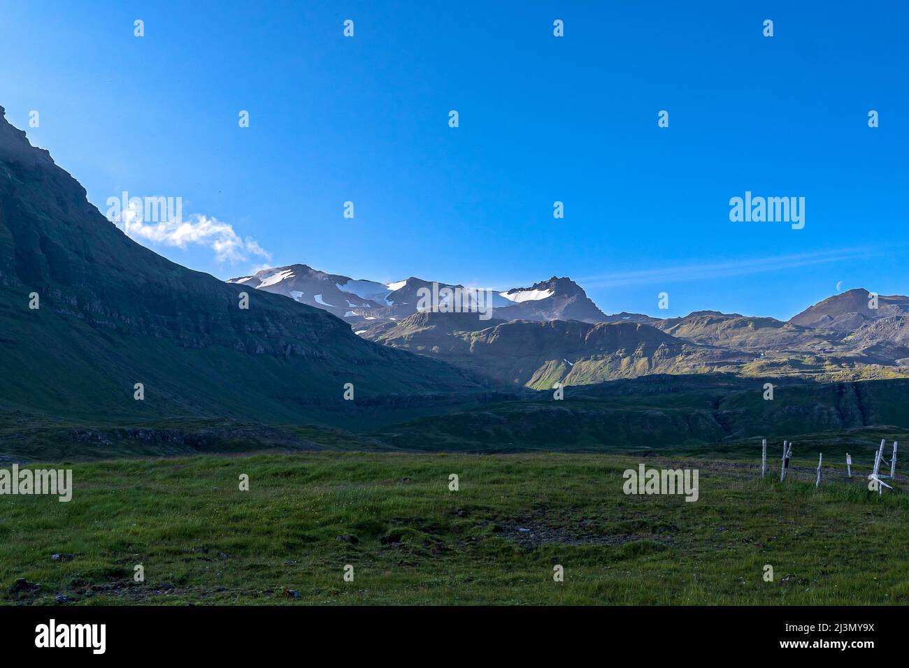 Beautiful aerial view of the Kirkjufell high mountain in Iceland, on ...