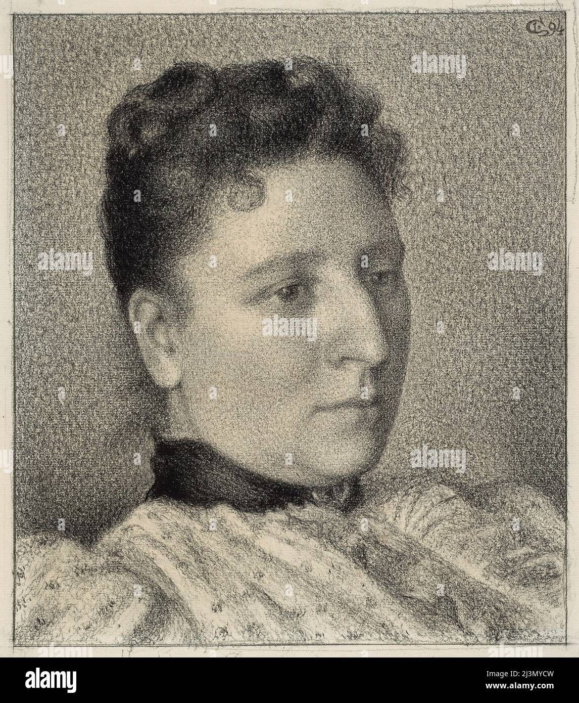 Portrait of Anna Boch, 1894 Stock Photo - Alamy
