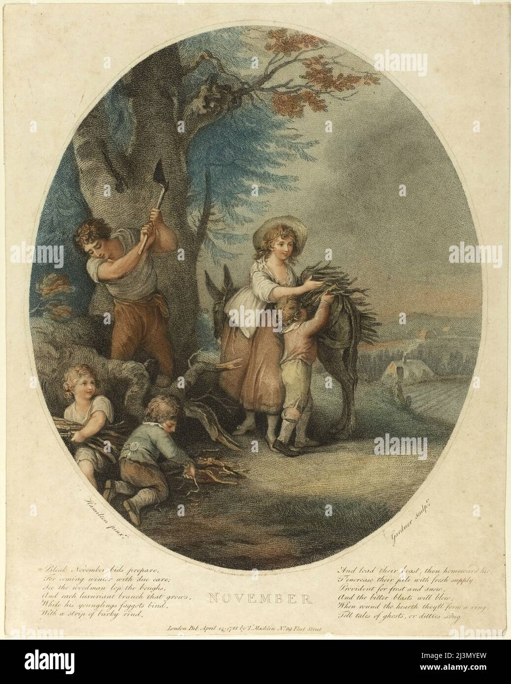 November, April 14, 1788 Stock Photo - Alamy