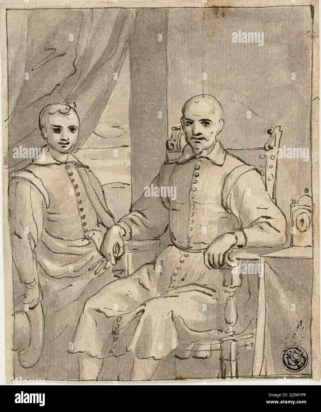 Seated ecclesiastic hi-res stock photography and images - Alamy