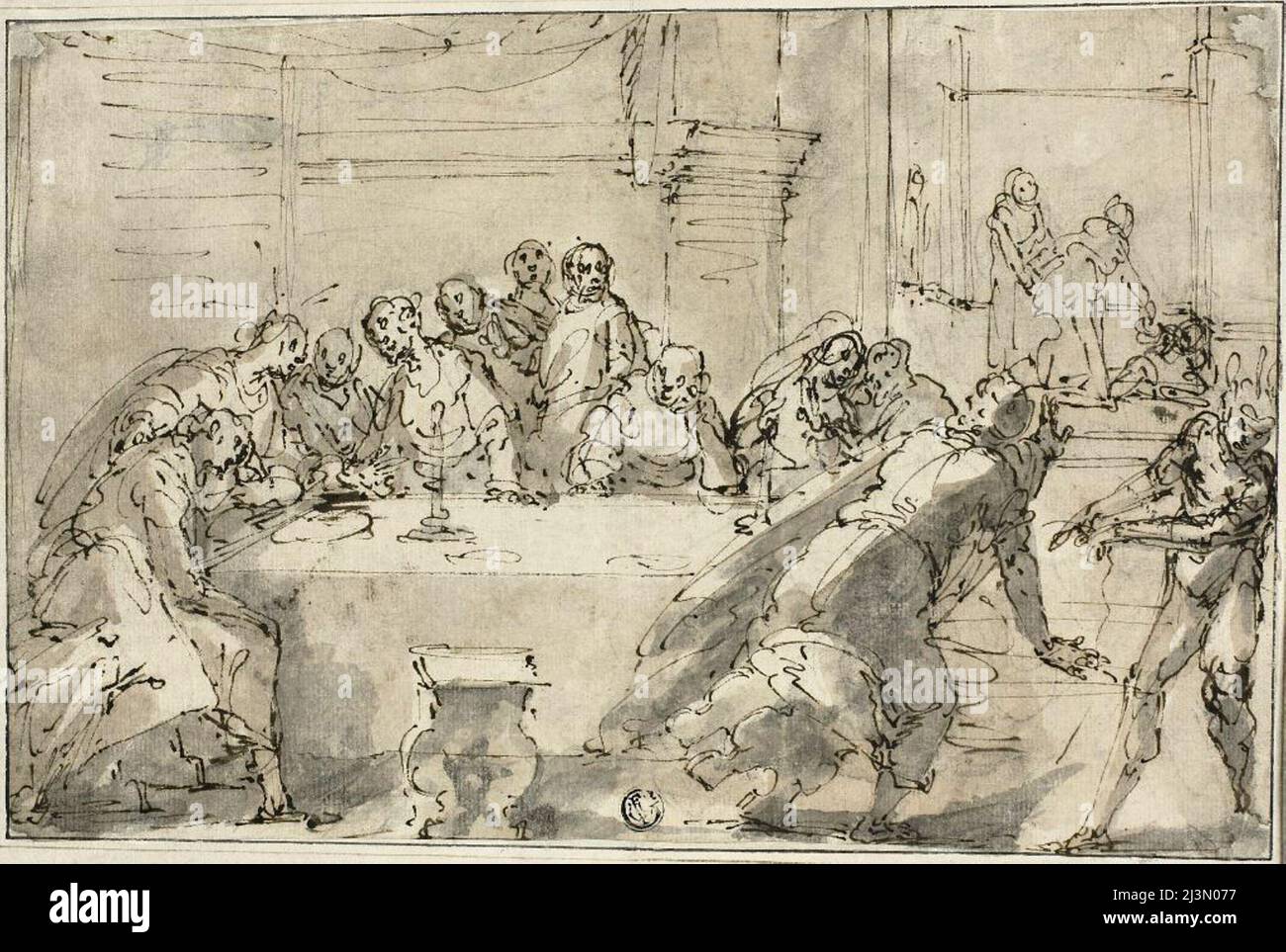 Last Supper, c.1622 Stock Photo - Alamy