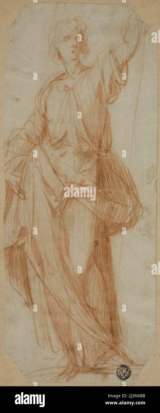 Standing Draped Figure, 1589/90 Stock Photo - Alamy