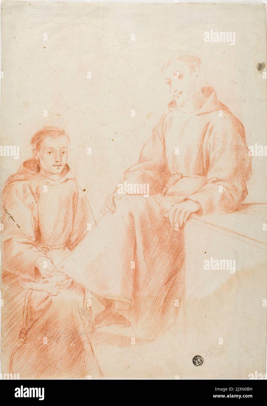 Two Monks, n.d Stock Photo - Alamy