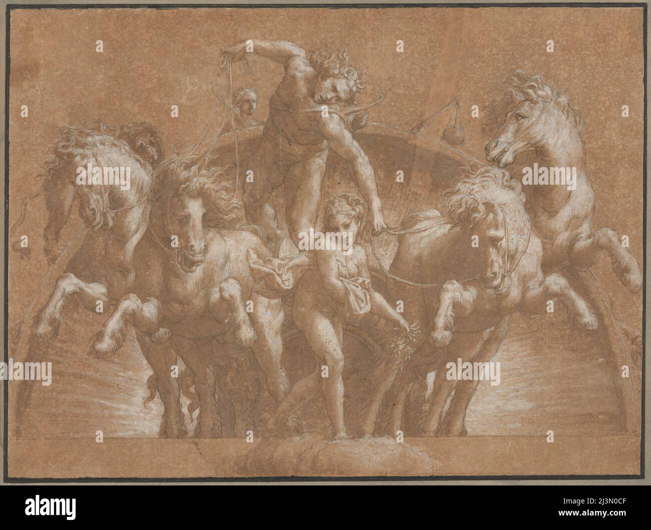 Apollo Driving the Chariot of the Sun, 1544/45 Stock Photo - Alamy