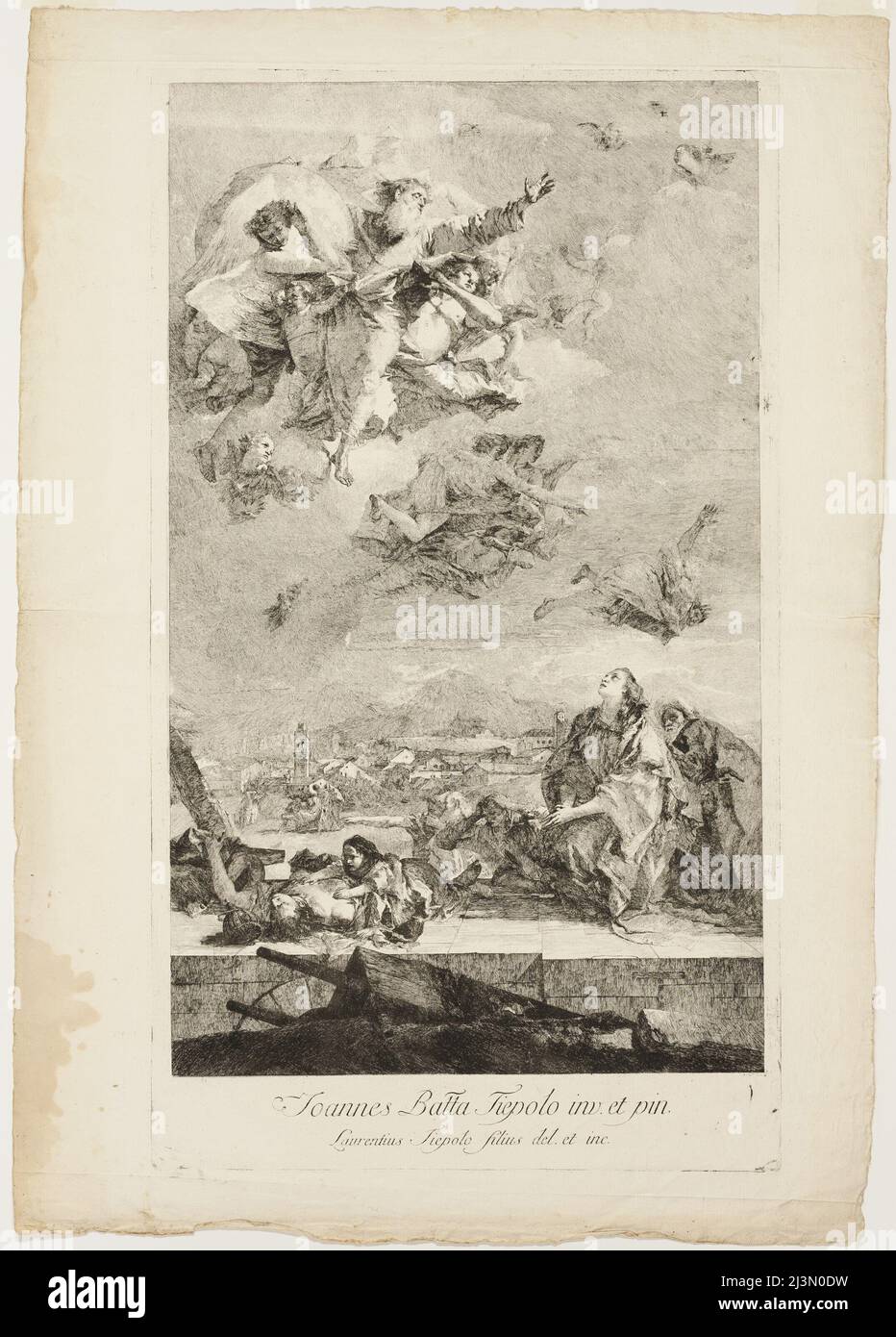 Saint Thecla Praying for the End of the Plague in the City of Este ...