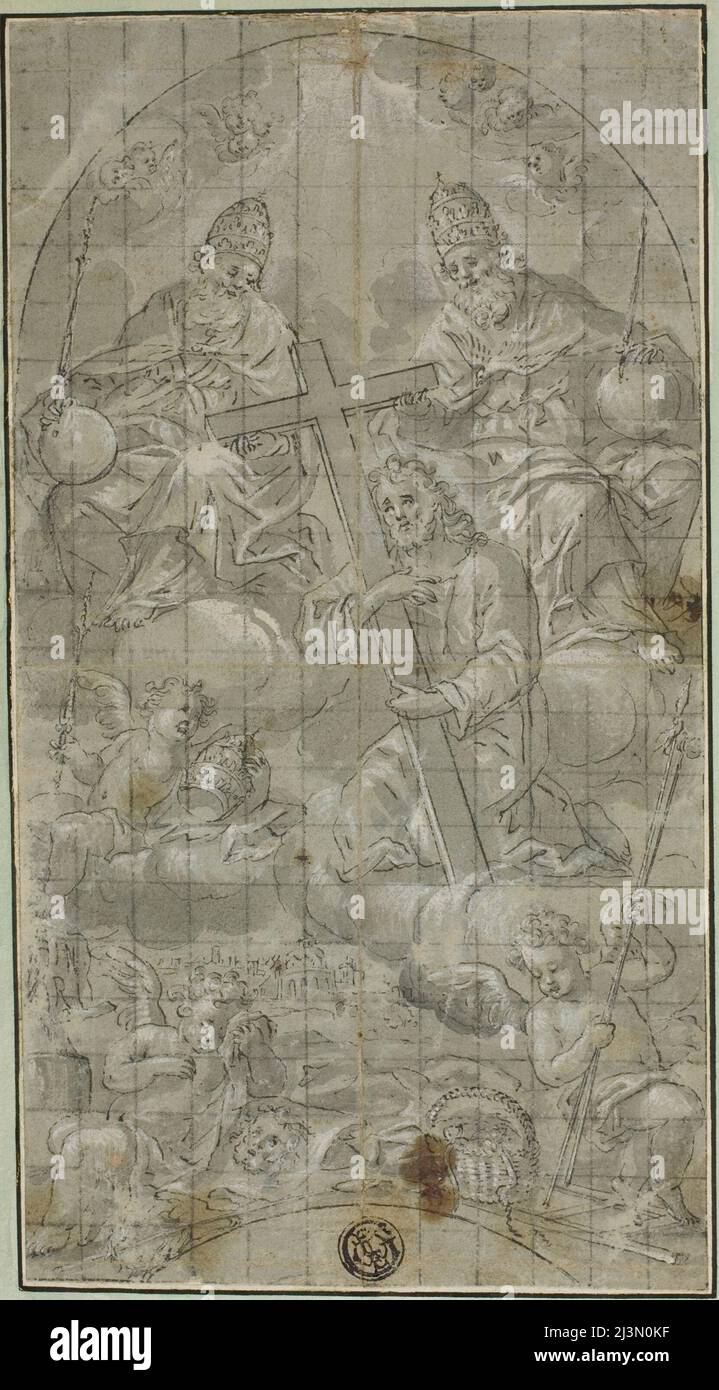 The Trinity with Christ Bearing the Cross, n.d Stock Photo - Alamy