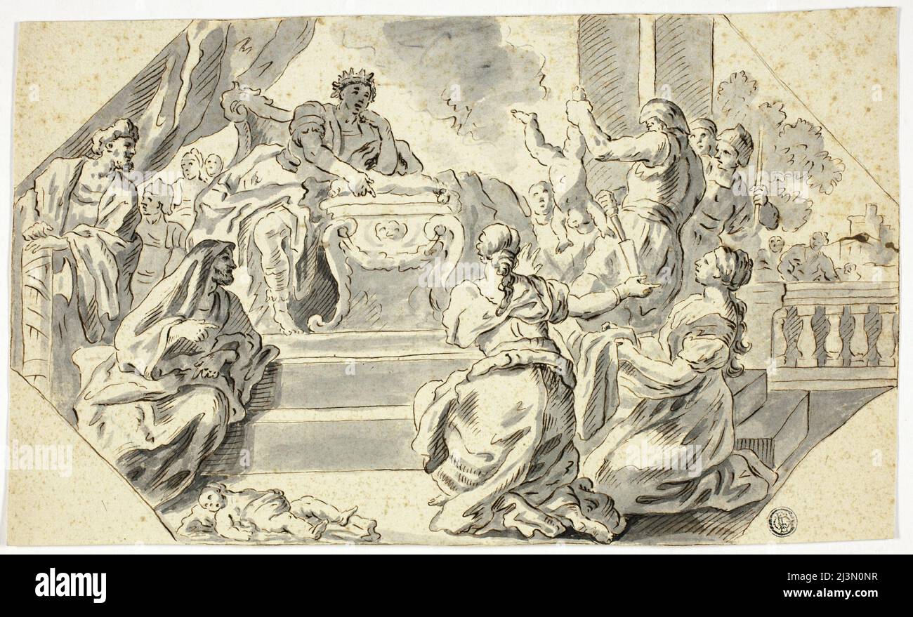Judgement of Solomon, n.d Stock Photo - Alamy