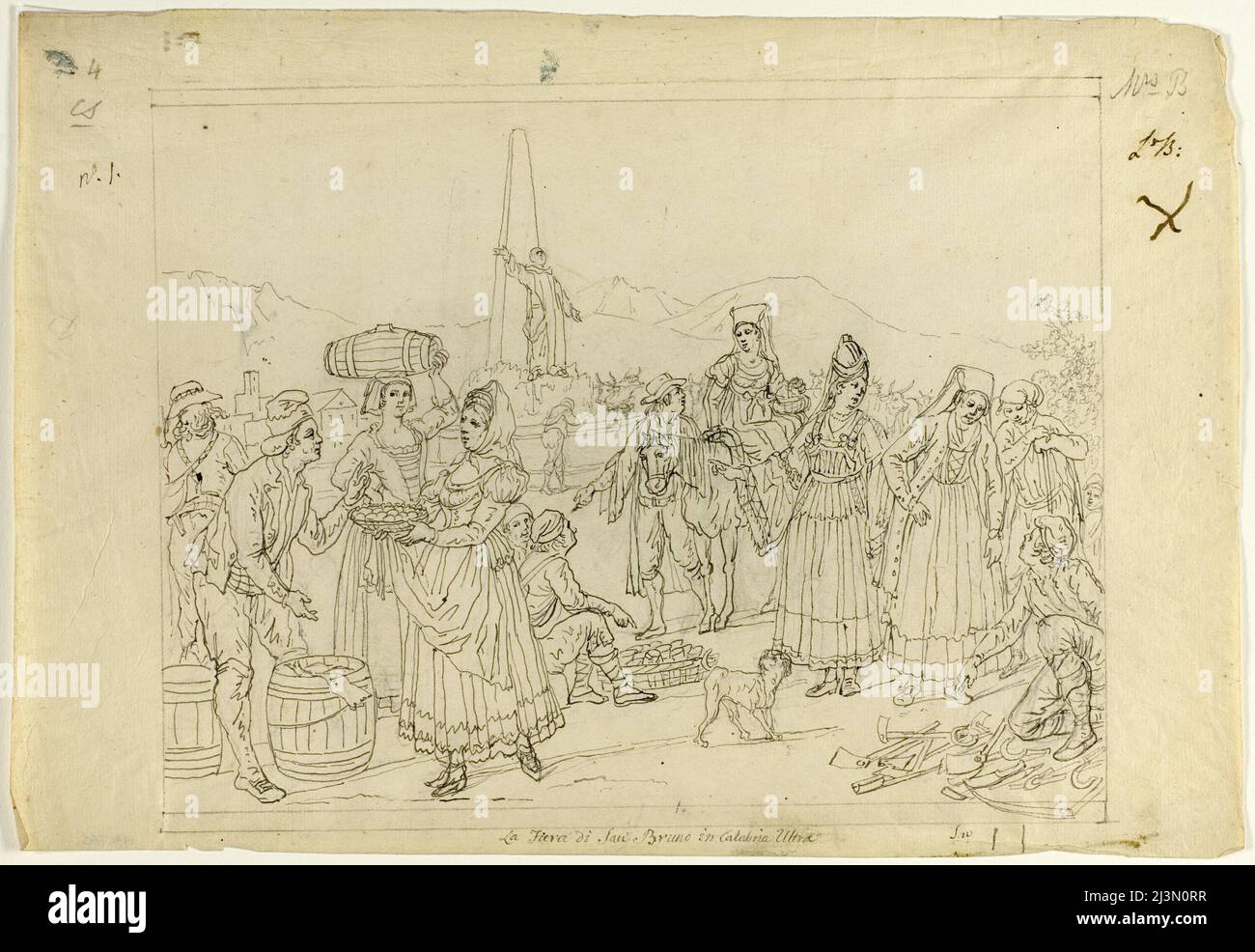 Market Scene, n.d Stock Photo - Alamy