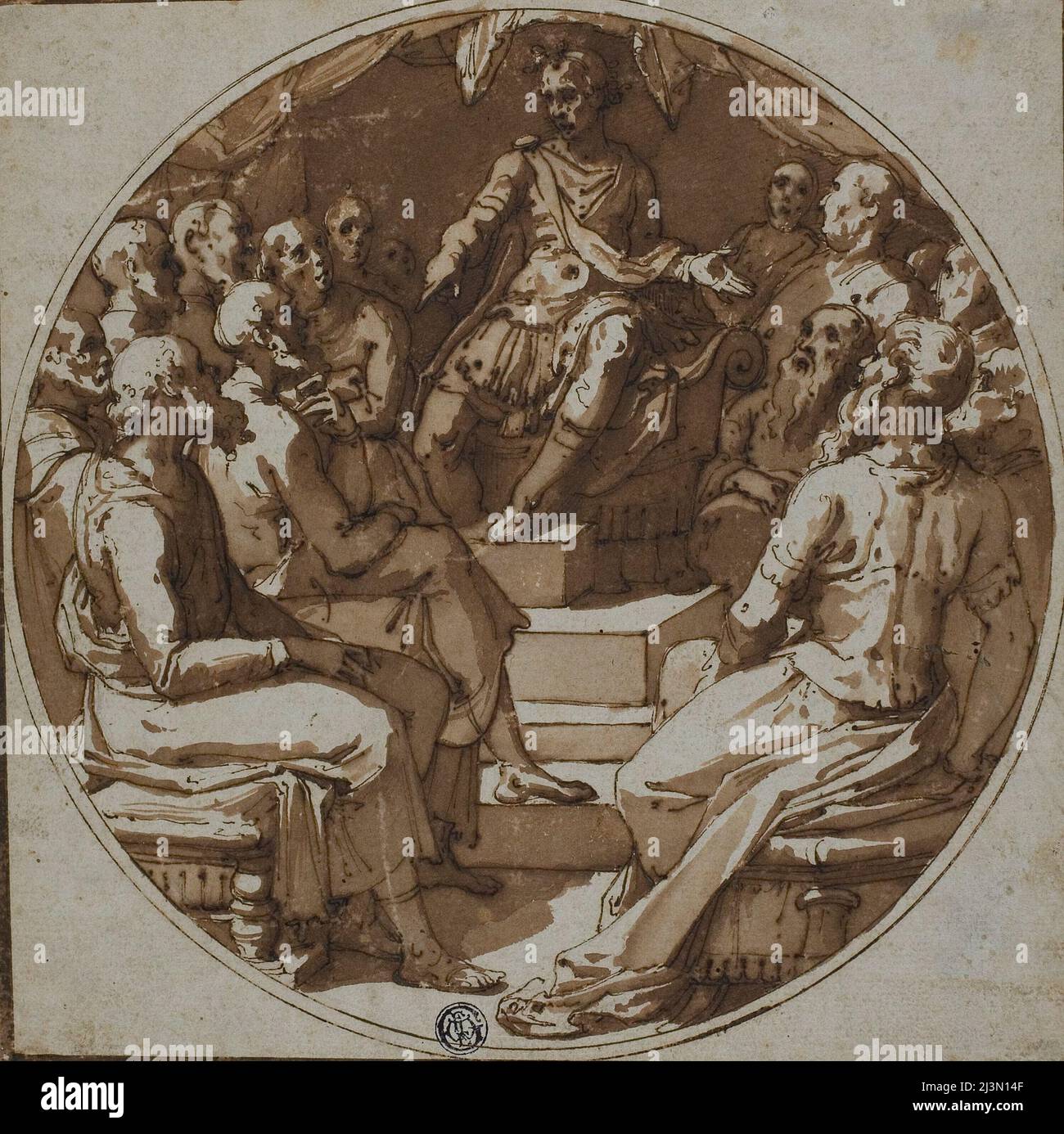 Julius Caesar Addressing Senators, 1560/62 Stock Photo - Alamy