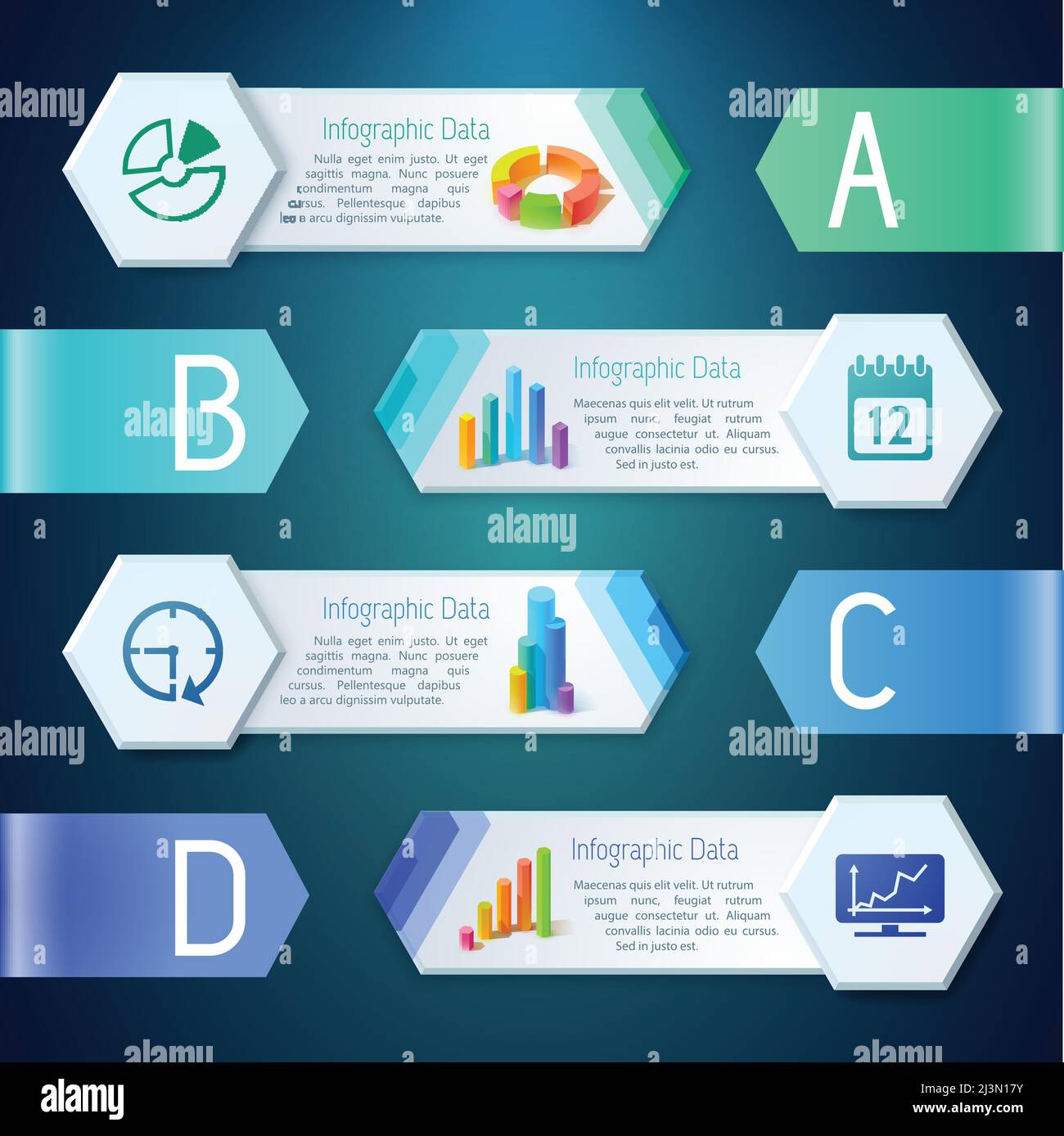 Infographic options arrow diagrams hi-res stock photography and images ...