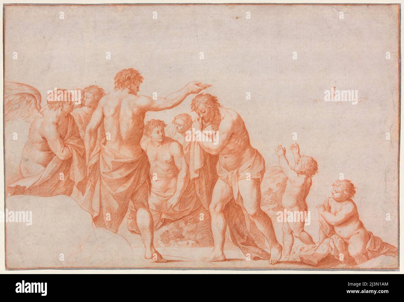 The Baptism of Christ, 1641/67 Stock Photo - Alamy
