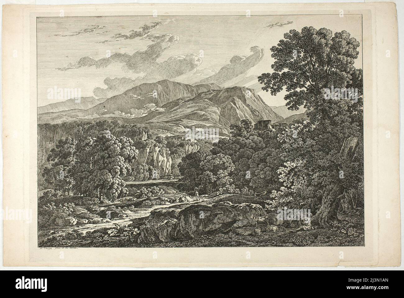 Roman Landscape, n.d Stock Photo - Alamy