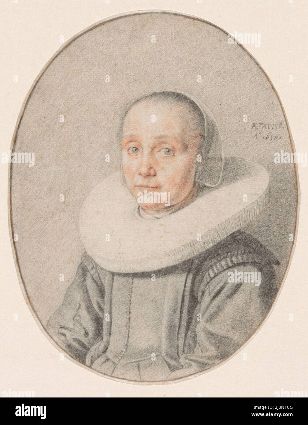 A Portrait of a Woman, 1650 Stock Photo - Alamy