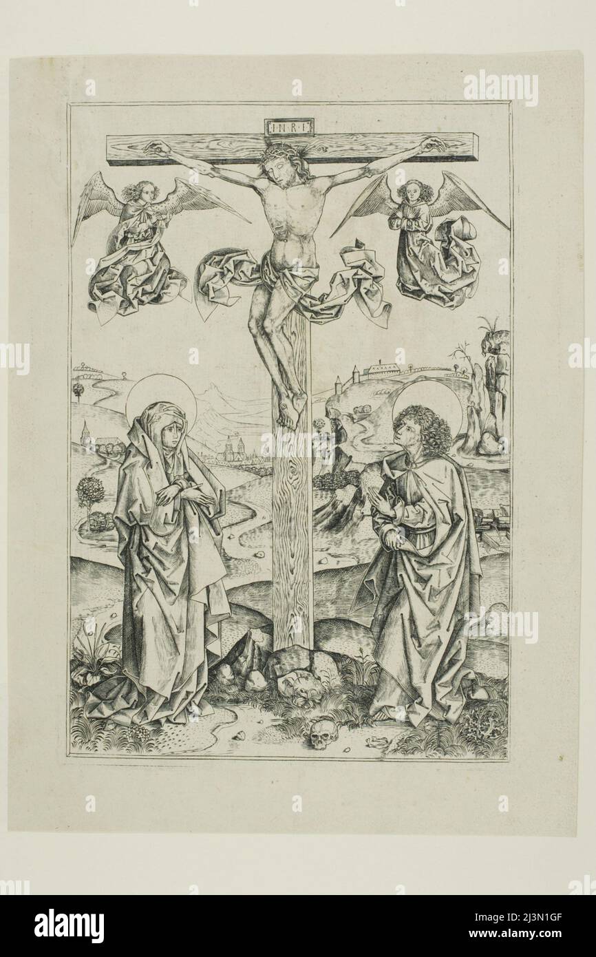 Christ on the Cross With Two Angels, c.1481 Stock Photo - Alamy